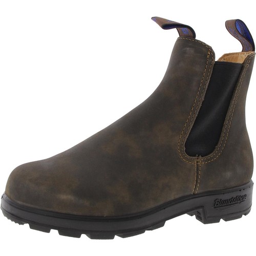 Blundstone Womens Brown Mixed Media Chelsea Boots 7 Medium (B,M) BHFO ...