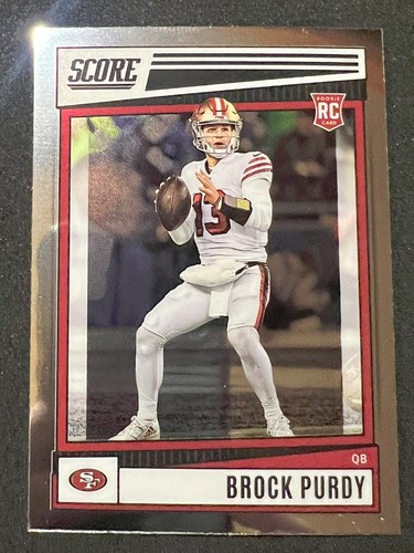 2022 Chronicles Brock Purdy Score Silver Rookie Card RC #SP-401 49er | eBay