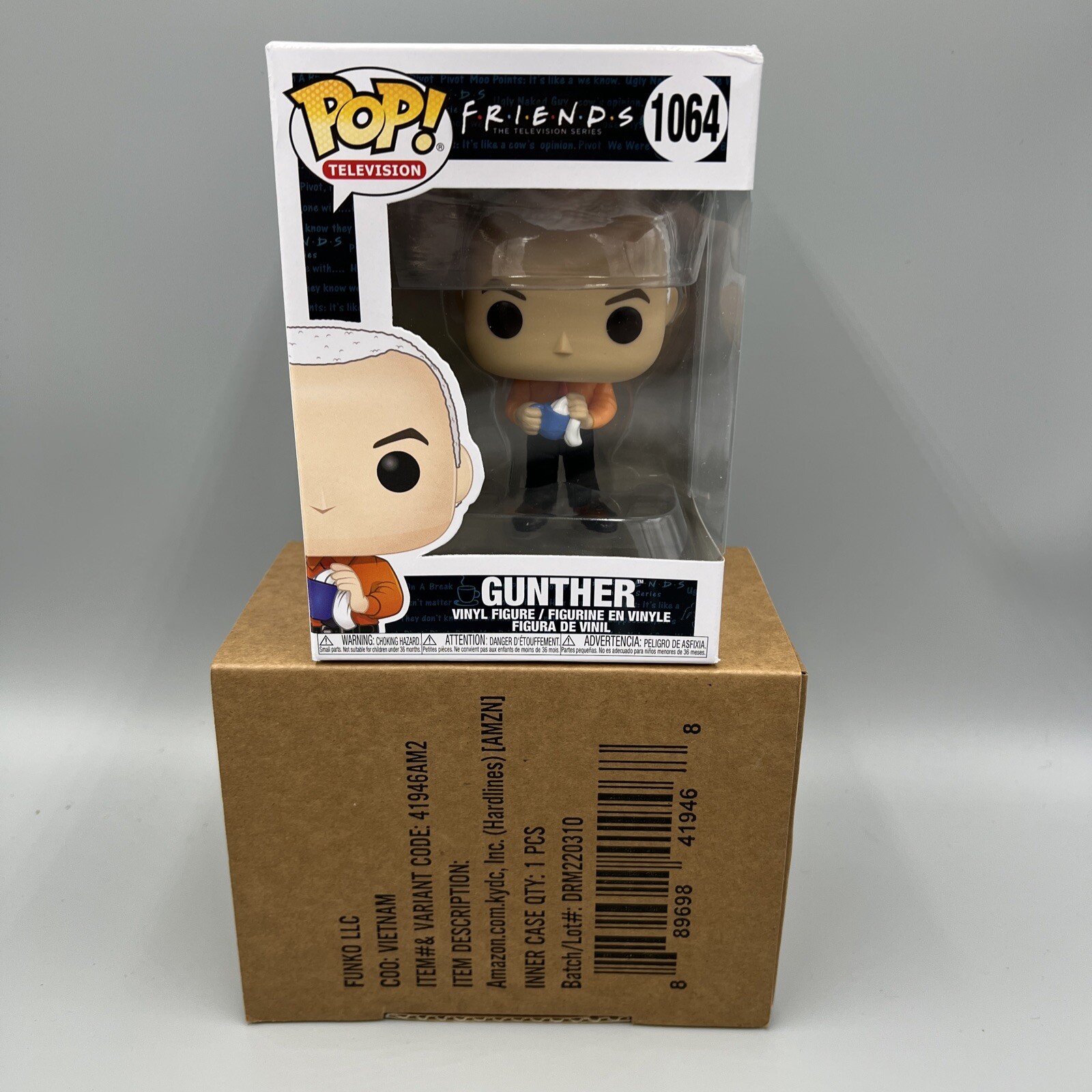 Funko PoP! Television Friends Gunther Cleaning Mug Figure, #1064. | eBay