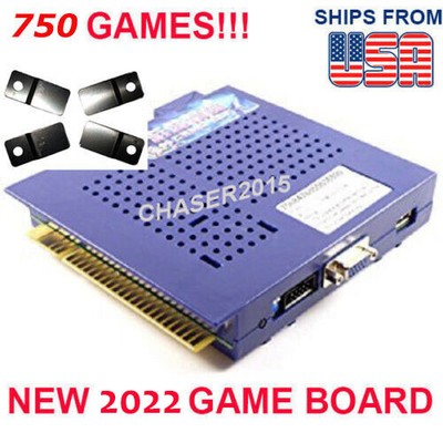 750 in 1 Arcade Multi Game PCB Board JAMMA Blue Elf VGA *NEW* Multicade ...