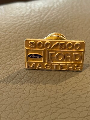 Ford Motor Company 300/500 Masters Pin Jostens 1/10 10K GF Gold Filled ...