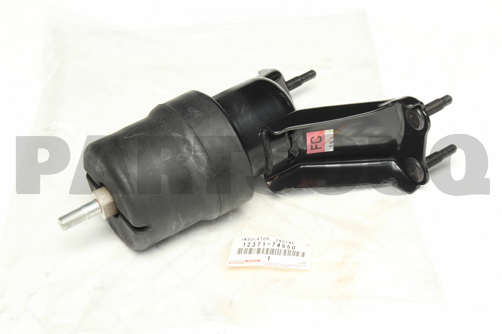1237174550 Genuine Toyota INSULATOR, ENGINE MOUNTING, REAR 12371-74550 ...
