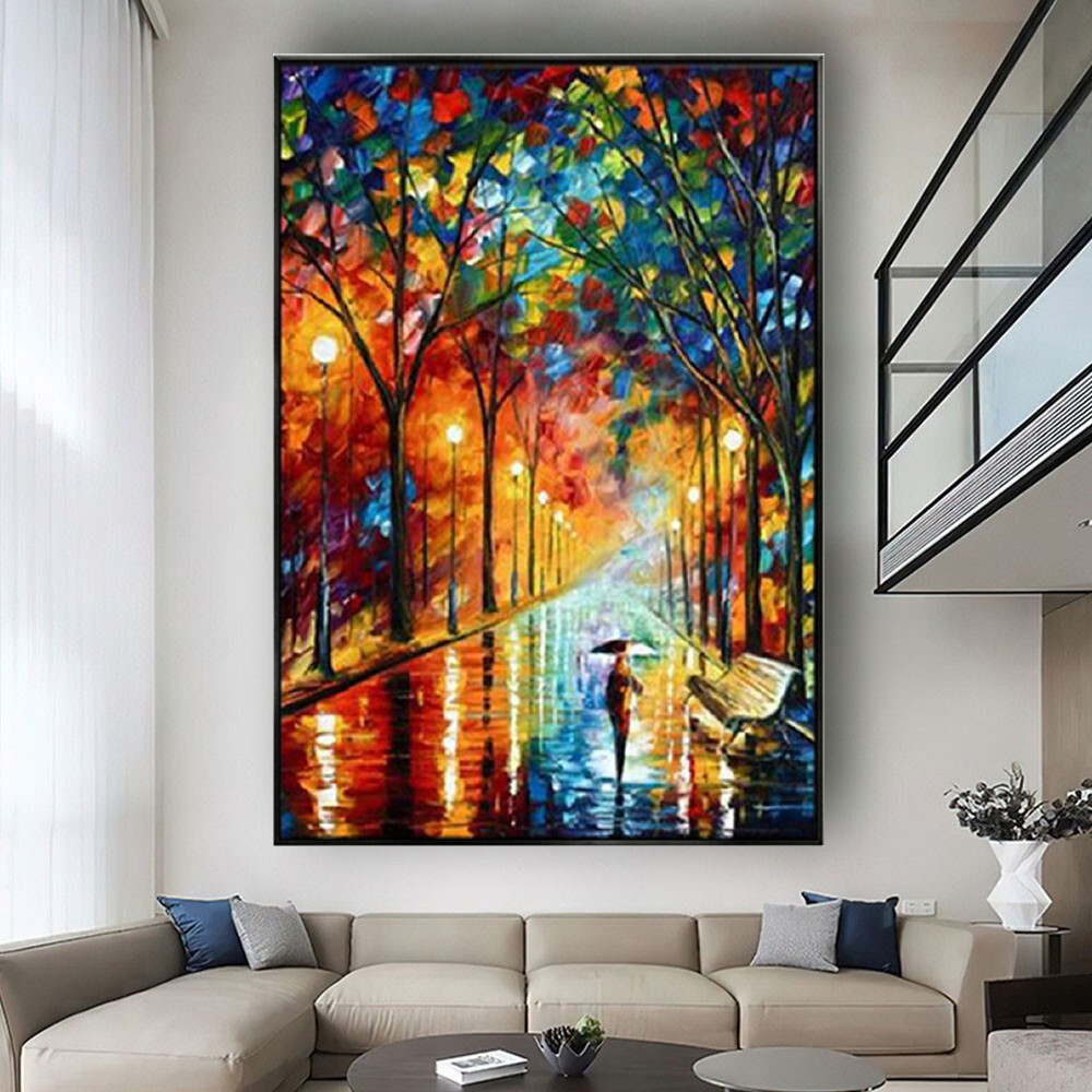 Abstract Knife Oil Painting