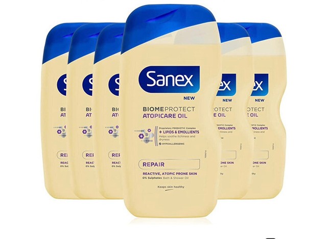 Sanex Biomeprotect ADV AtopiCare Bath & Shower Oil 515ml for sale ...