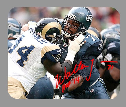 Walter Jones Seattle Seahawks Facsimile Autographed Mouse Pad Item#4015 ...