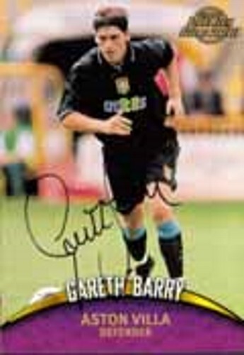 Gareth Barry - Villa - Signed Trading Card - COA - (23899) | eBay