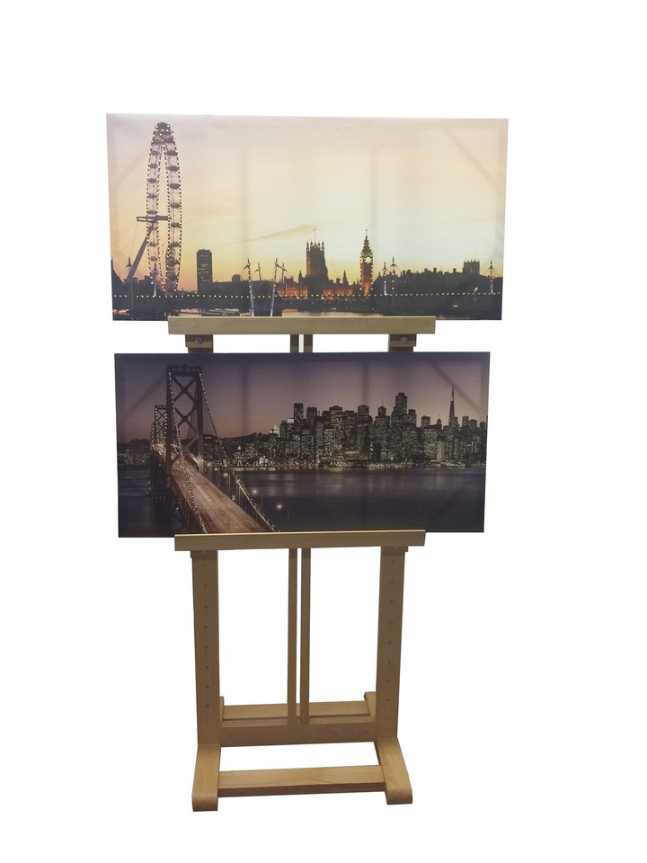 Heavy Duty Upright Easel 180CM Expo Artwork Display easel wood easel ...