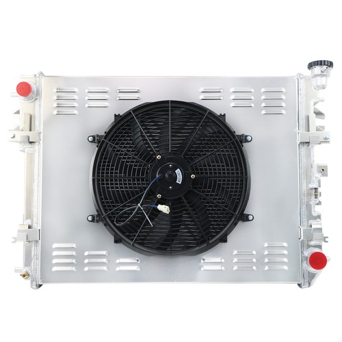 4-Row Aluminum Radiator+Shroud 16"Fan For 2009-2018 Dodge Ram 1500 2500 ...