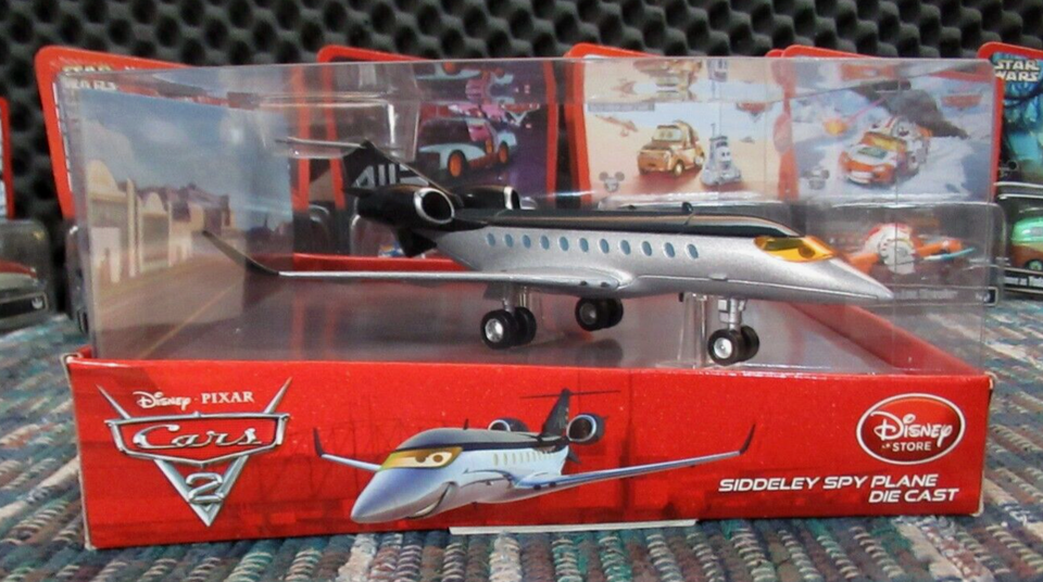 DISNEY PIXAR CARS 2 SIDDELEY SPY PLANE DISNEY STORE EXCLUSIVE DISPLAY ...