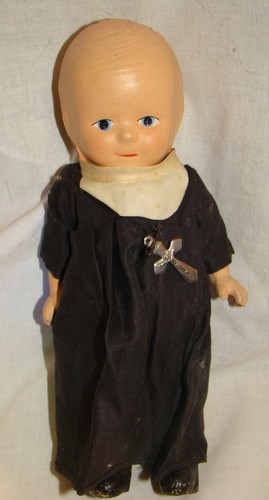 Vtg 1930s Catholic Priest Composition Doll 8" | eBay