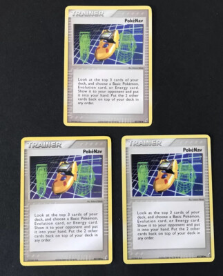 3x Pokémon TCG Cards Pokenav 83/100 Crystal Guardians (P462) | eBay