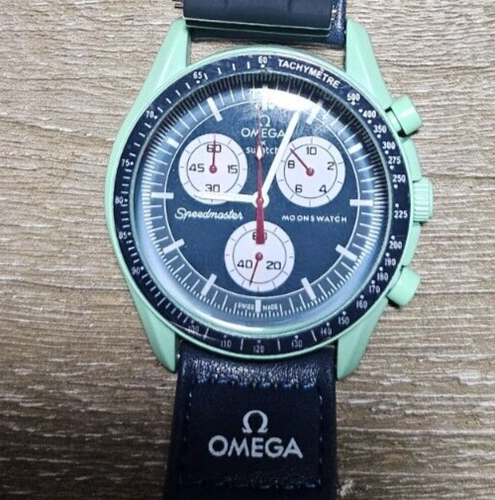OMEGA Speedmaster x MoonSwatch Mission to Earth; extra band | eBay