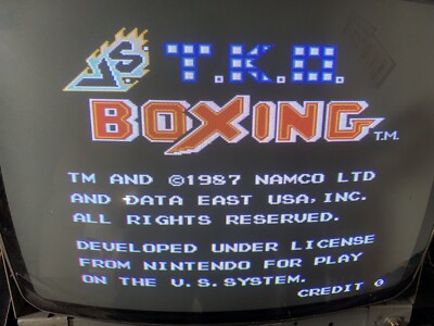 Original Nintendo VS TKO Boxing Daughtercard. Redtent Unisystem | eBay