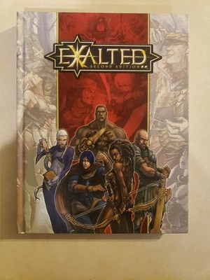 Exalted Second Edition RPG Core Rulebook Hardcover White Wolf WW80000 ...