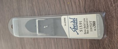 NIB Speidel Express 16-22 mm semi solid link black watch band | eBay