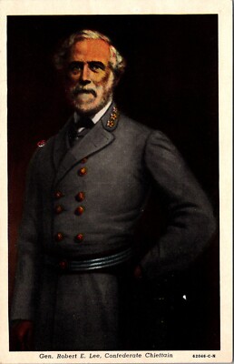 Portrait of Robert E. Lee, Confederate Chieftan Postcards L643 | eBay
