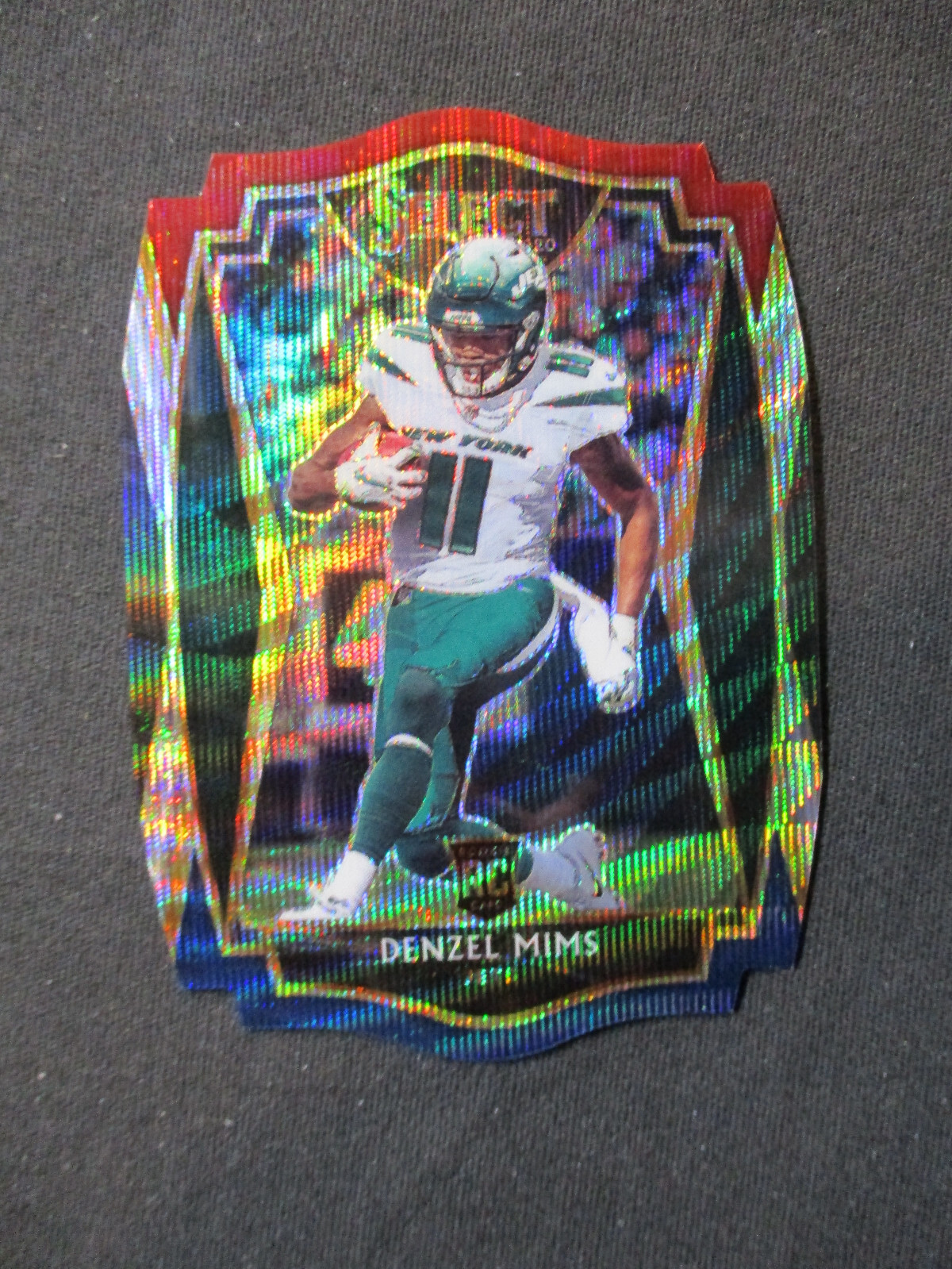 2020 Select Prizm Premier Level Die-Cut Tri Color #163 Denzel Mims New ...