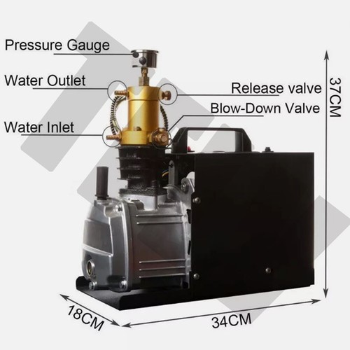 High Pressure 4500psi 220V PCP Diving Pump Scuba Air Compressor | eBay