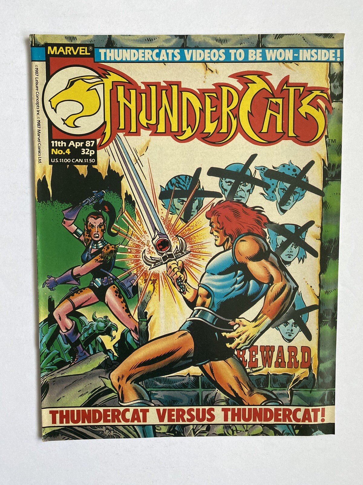 Thundercats, No. 4 11th April 1987, Marvel Comics, Issue #4 | eBay