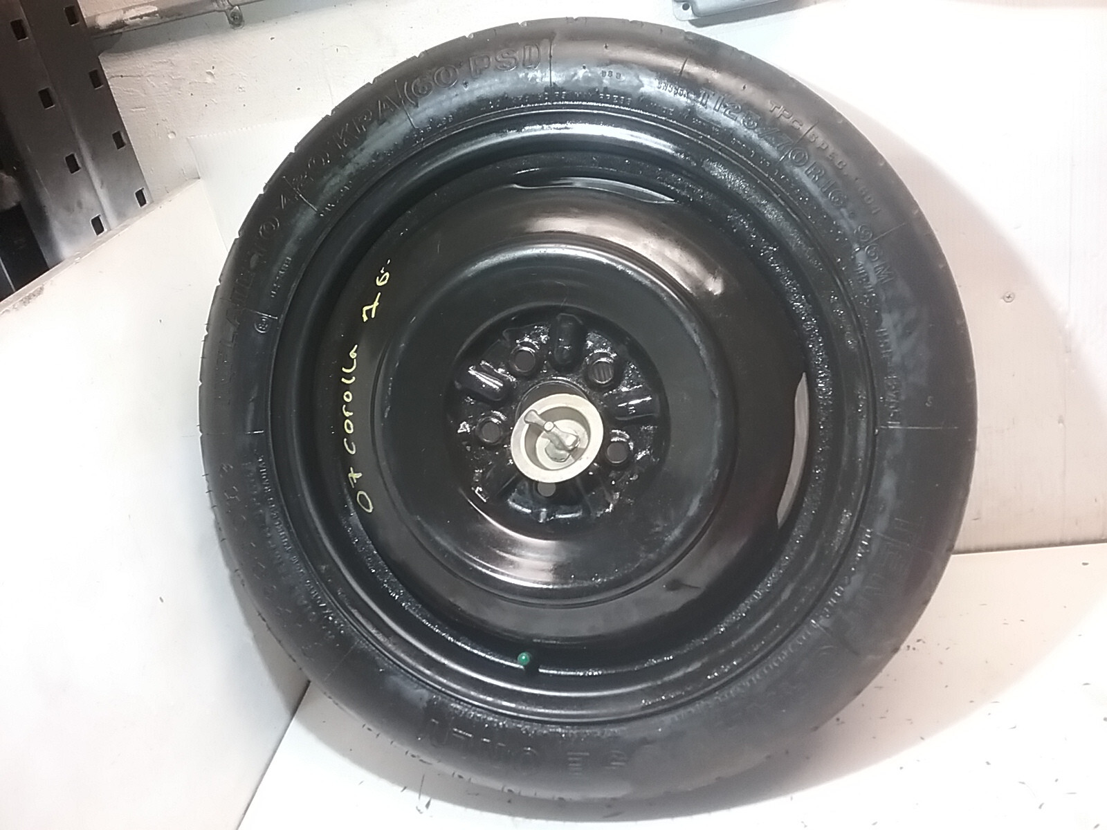 Compact Spare Tire Donut Steel Wheel Rim T125/70r16 Fits 2007 Toyota ...