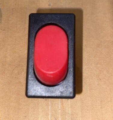 Rocker Switch Oval 2Pin Momentary ON/OFF Boat Red Rocker Switch M6 | eBay