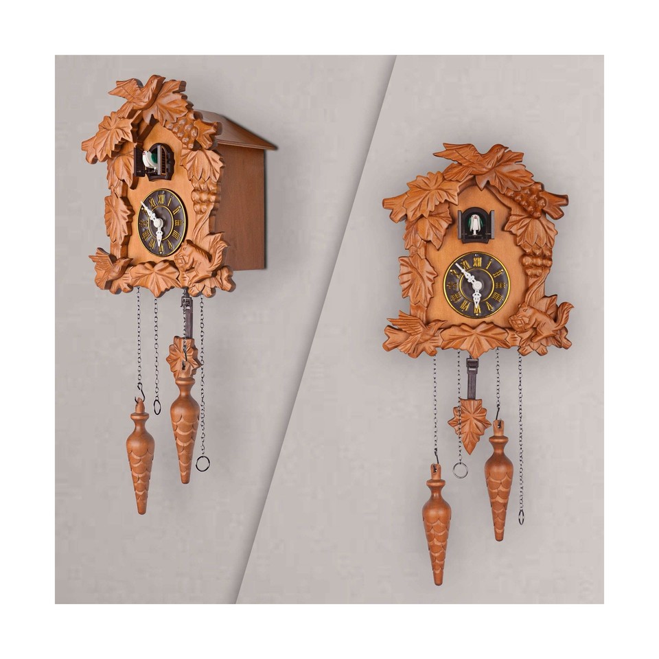 Kendal Handcrafted Wood Cuckoo Clock | eBay