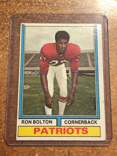 1974 Topps Football # 454 Ron Bolton | eBay