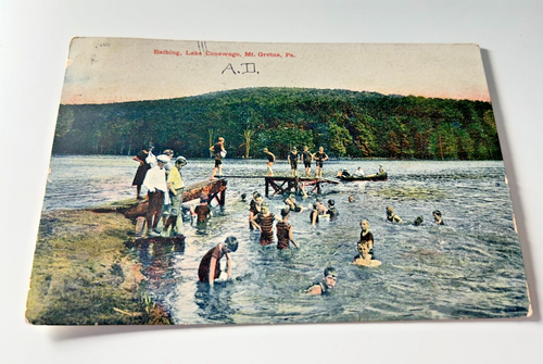 Bathing Lake Conewago Mt Gretna Pennsylvania Postcard | eBay