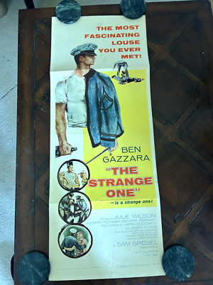 THE STRANGE ONE ORIGINAL Insert 14x36 MOVIE POSTER 1957 BEN GAZZARA | eBay