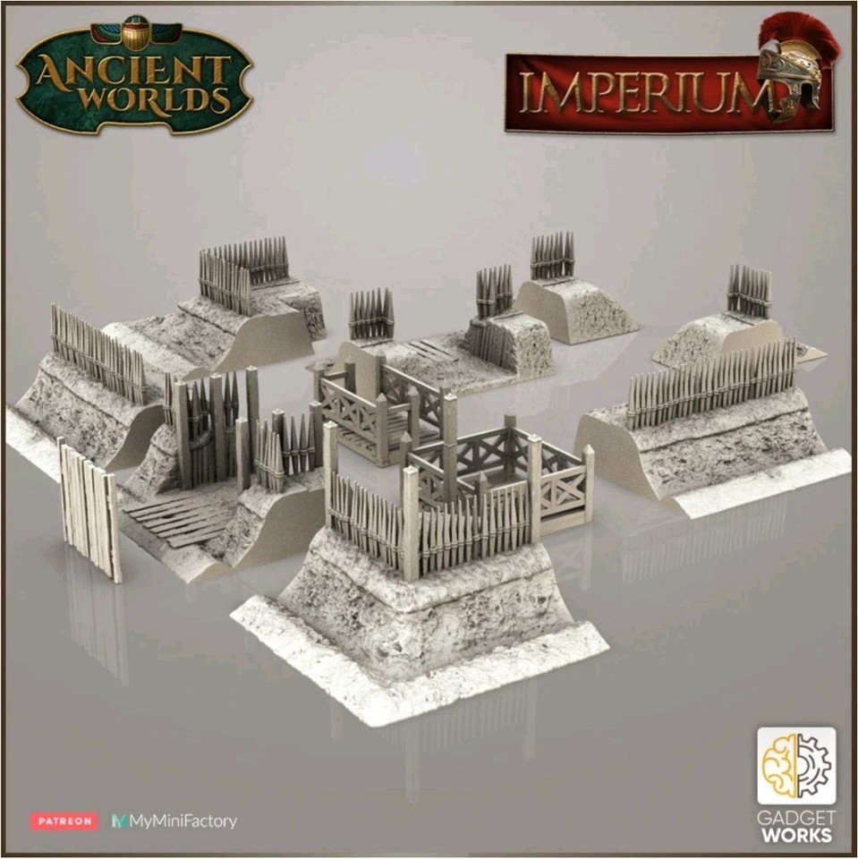 Wargaming 1:72 Roman Fort - Modular Marching Fort set tabletop ...