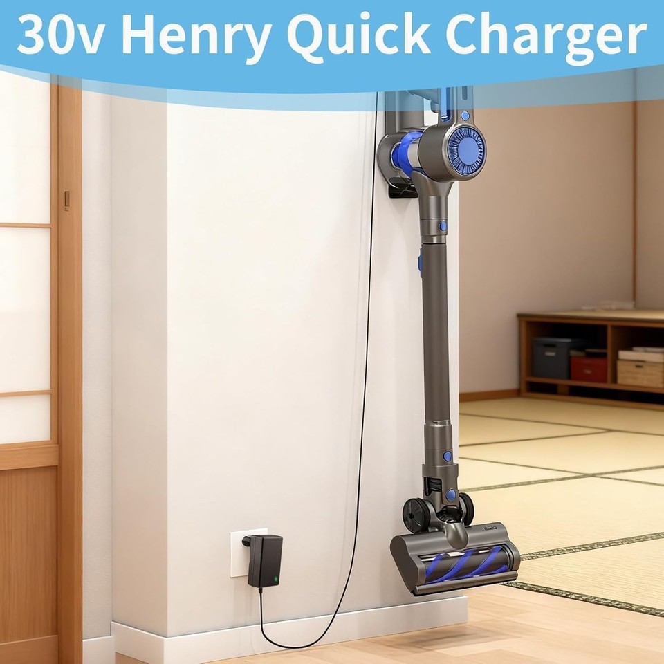 Henry Quick Charger Compatible Numatic Cordless Vacum Cleaner Charging ...