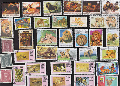 35 LIONS ON STAMPS | eBay