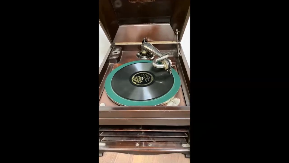 Victor VV-1X Victrola Tabletop 78 RPM Record Crank Phonograph ~ Nice ...