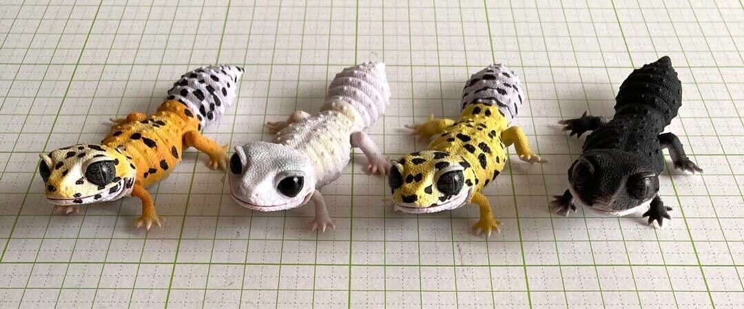 Creature Encyclopedia Repti Leopard Gecko Figure Doll Normal Creature Encyclopedia Repti Leopard Gecko Figure Doll Normal