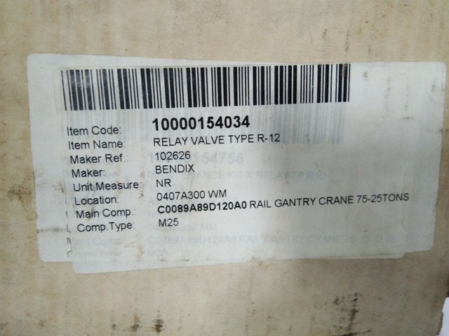 BENDIX T-294304-B RELAY VALVE R-12 ASSEMBLED IN MEXICO for sale online ...