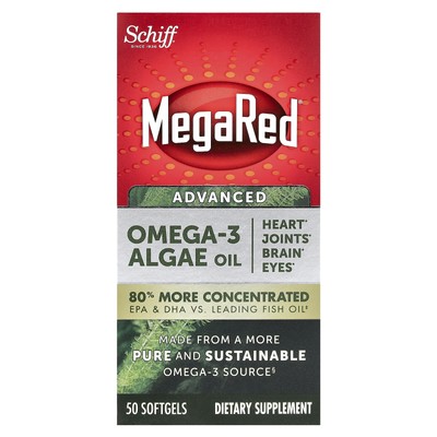 MegaRed®, Advanced Omega-3 Algae Oil, 50 Softgels | eBay