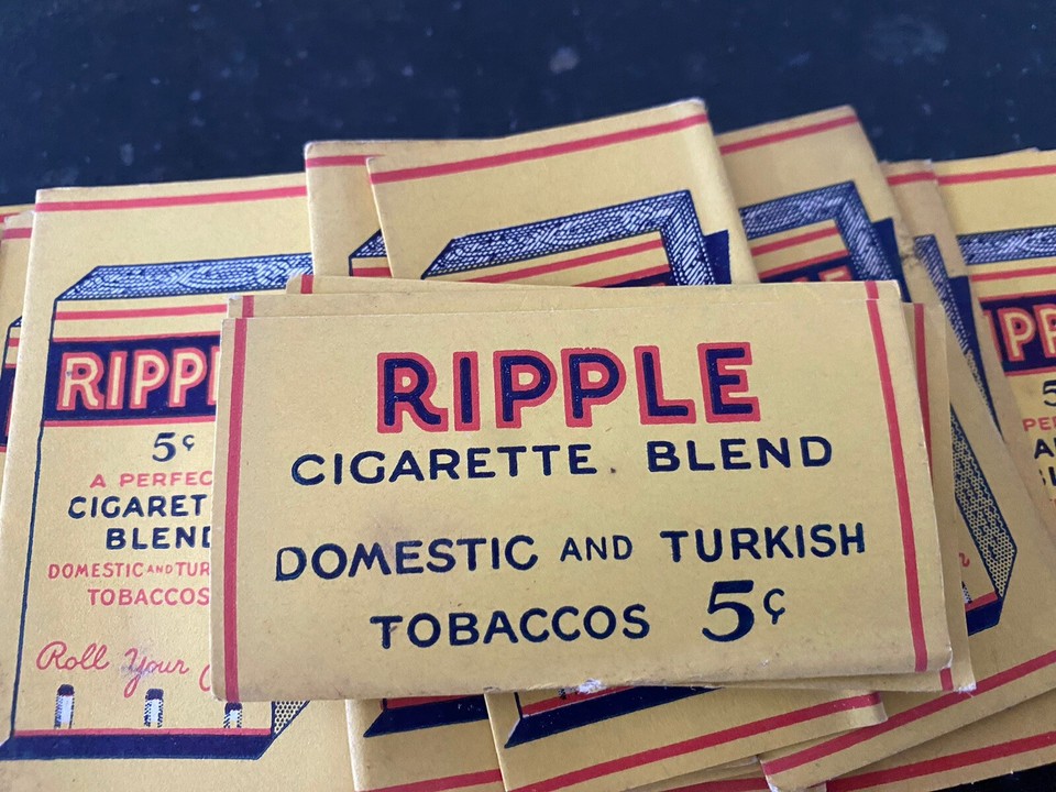 Vintage Ripple Cigarette Tobacco Rolling Papers unused - 34 Packs | eBay