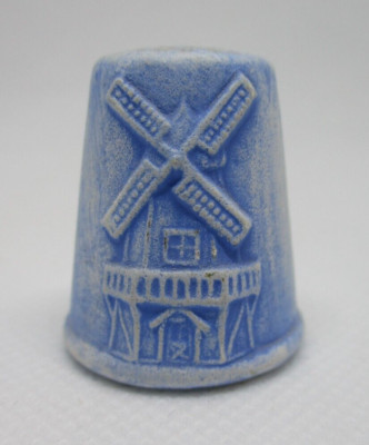 Anthony Of Solvang (Anthony Bulone) Windmill Ceramic Thimble Extremally ...