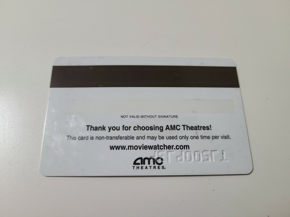 AMC MovieWatcher Membership Card | eBay