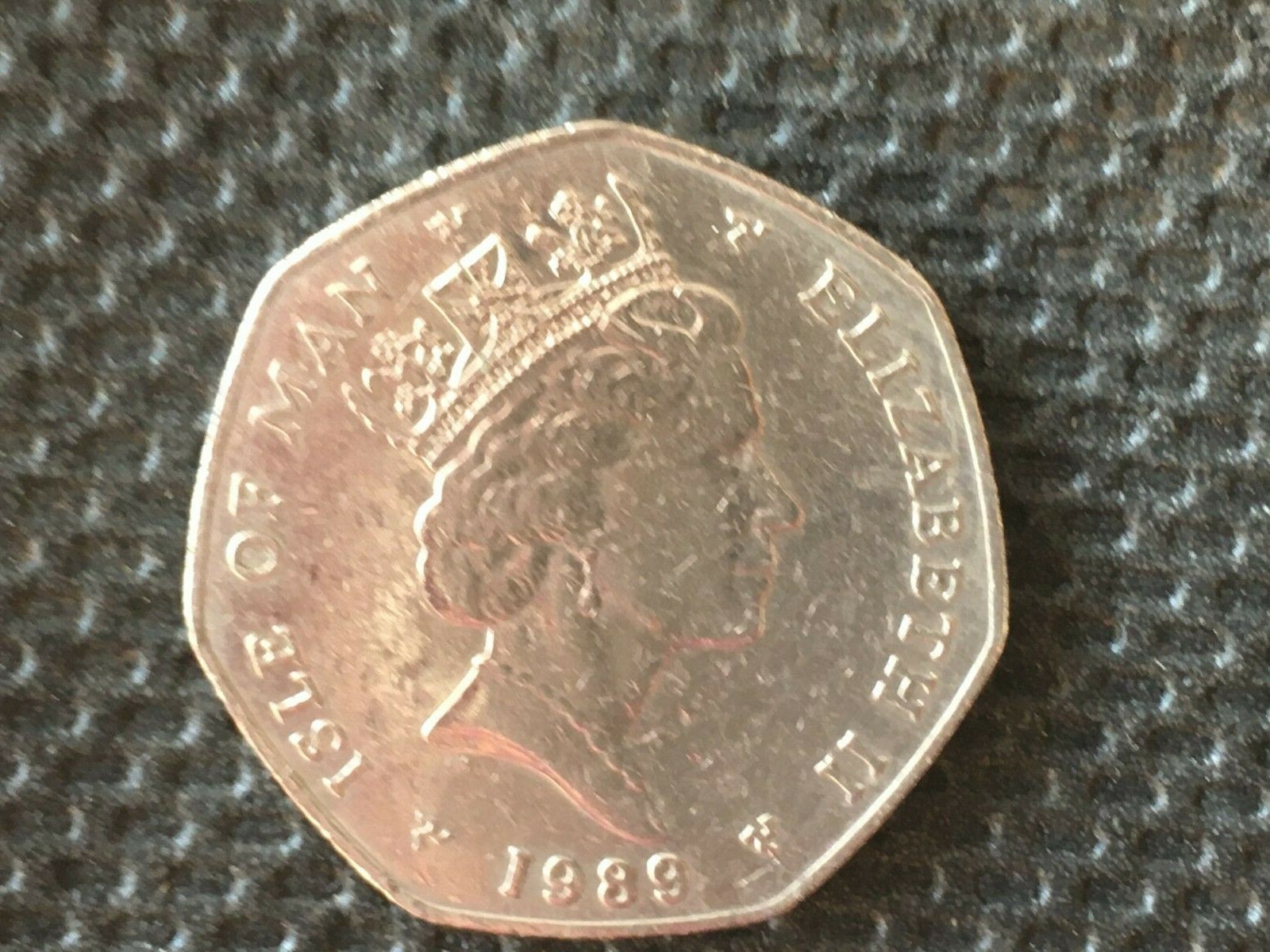 ISLE OF MAN MANX 50P COIN 1989 "ELLAN VANNIN C OMPUTER" | eBay UK