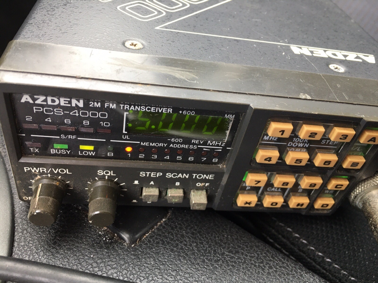 Azden PCS-4000 Mobile 2m FM Transceiver Computer Controlled Works | eBay
