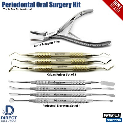 Periodontal Gum Surgery Periosteal Elevator Orban Bone Rongeur Plier | eBay
