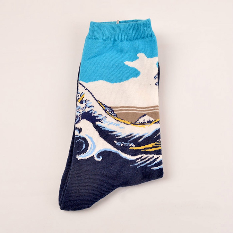 Famous Painting Socks Funky Quirky Unique Hipster Style Designs EU38-41 ...