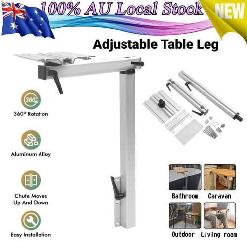 Adjustable 360° Swivel Table Leg fr Marine Boat RV Caravan Swiveling ...