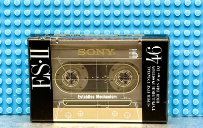 SONY ES II 46 1991 JAPAN TYPE II BLANK CASSETTE TAPE (1) (SEALED) | eBay
