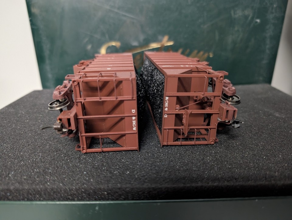 On30 Spectrum 27918 2-Cars D&RGW 2-Bay Hopper OPEN BOX READ # B18 | eBay