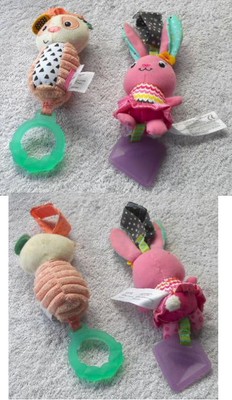 Baby Hanging Rattle and Teether Toys Newborn Crib Toys Car Seat ...