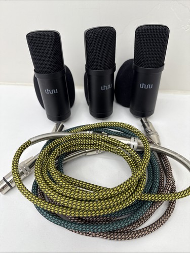 UHURU Condenser Microphones, Professional Studio Cardioid Microphone (3 ...