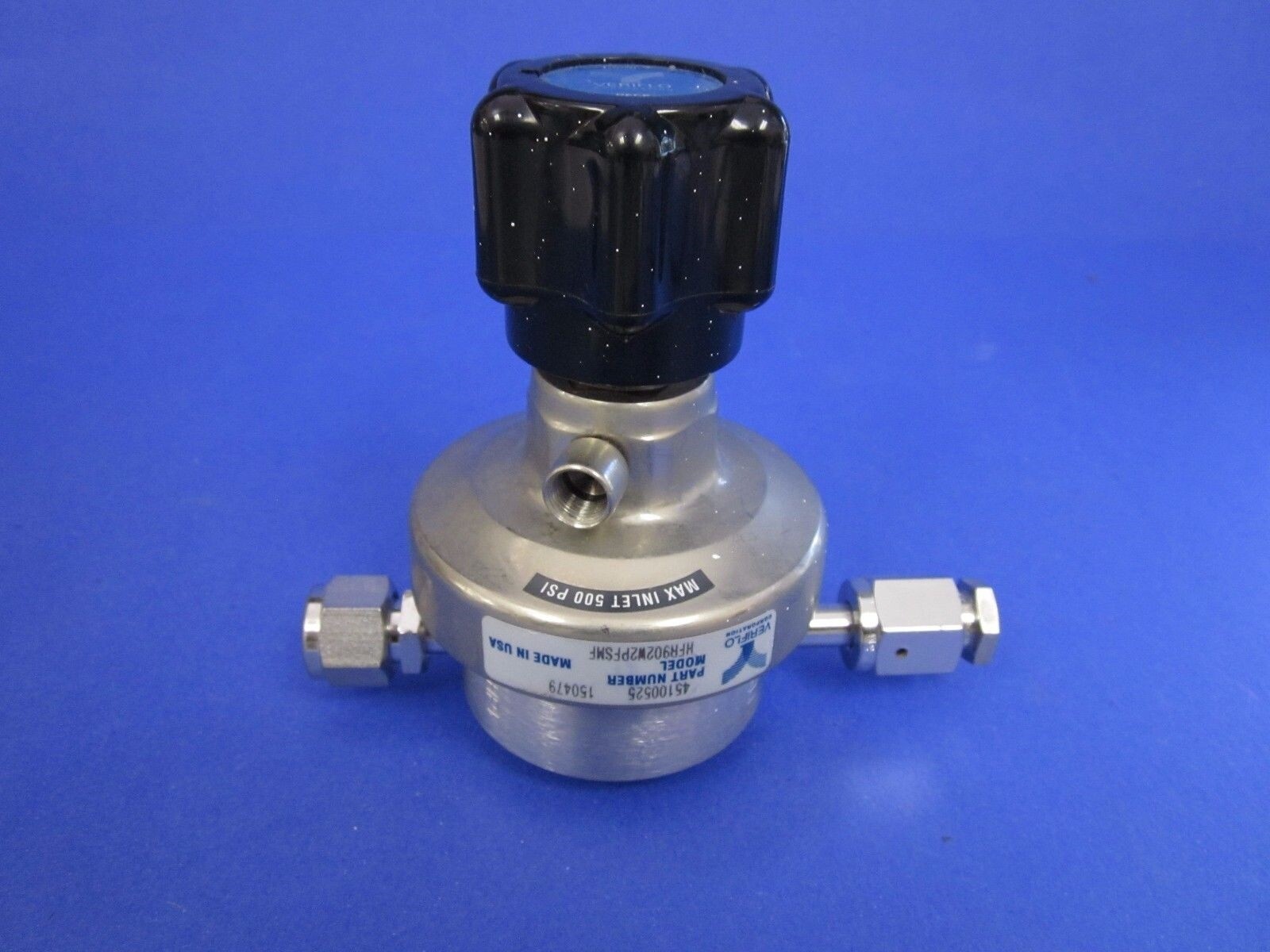 Veriflo HFR902W2PFSMF High Flow Pressure Regulator, 2 Ports, 1/4" MVCR ...