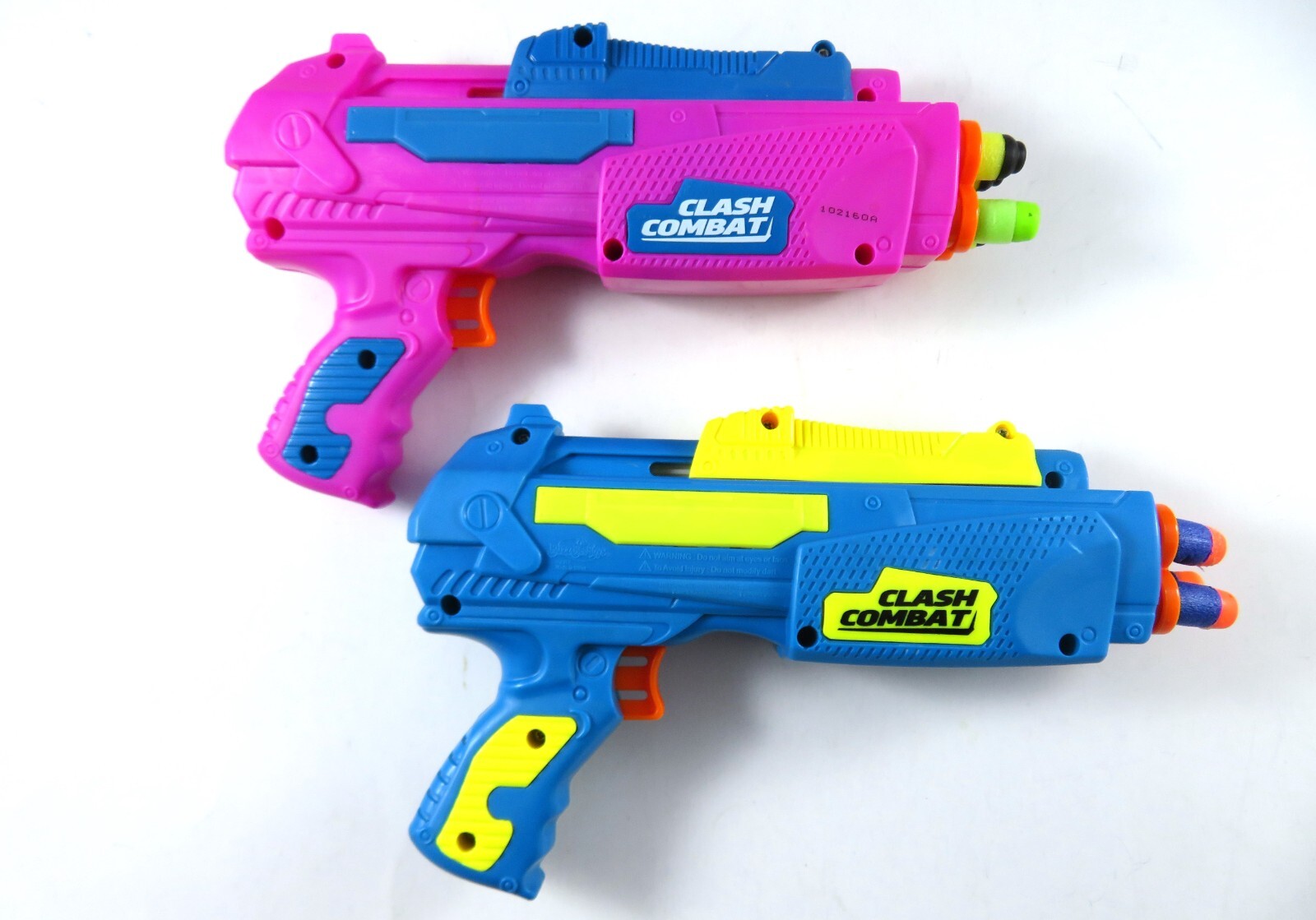 Adventure Force Clash Combat Dart Blaster Set Of 2 With 8 Soft Darts ...